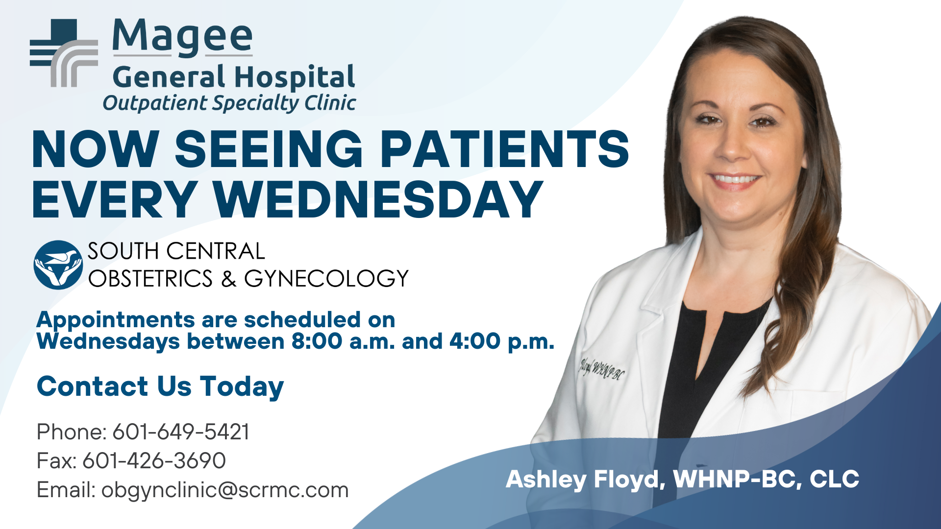 Ashley Floyd WHNP-BC, CLC Now Seeing Patients at MGH - Magee General ...